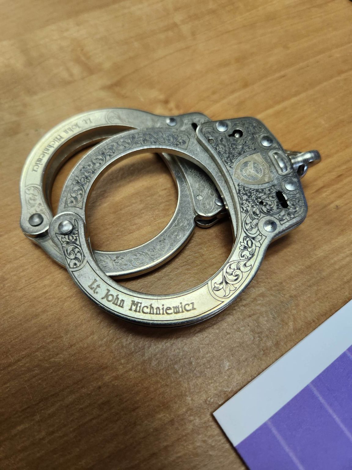 Custom engraved handcuffs / police / law enforcement / restraints ...