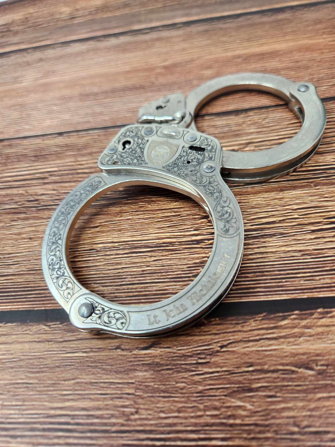 Custom engraved handcuffs / police / law enforcement / restraints ...